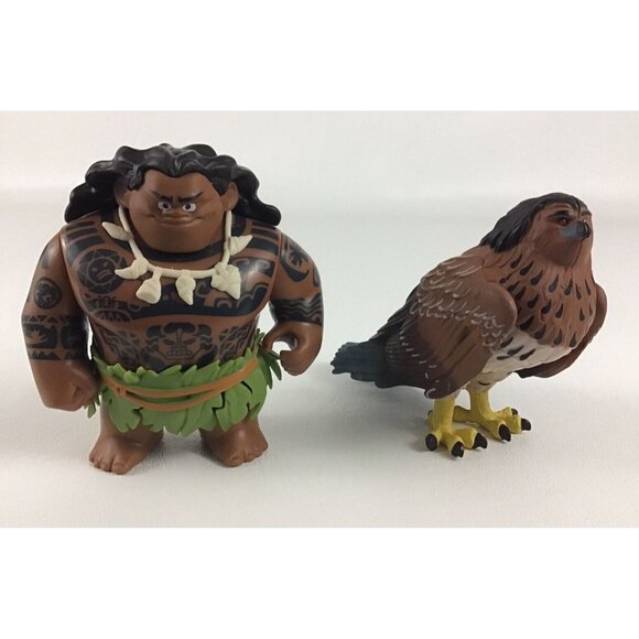 Disney | Toys | Disney Moana Deluxe Collectible Figures Maui Demigod ...